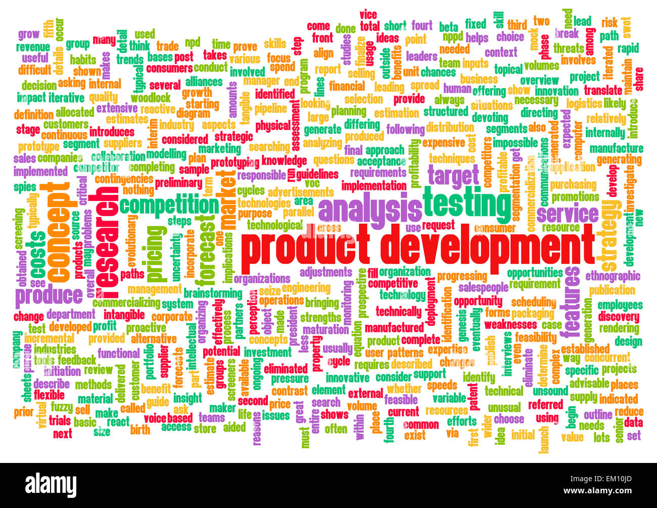 New product development Cut Out Stock Images & Pictures - Alamy