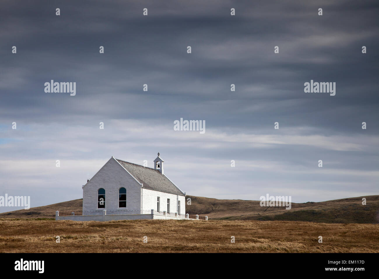 Rural Church; Shetland Scotland Stock Photo - Alamy