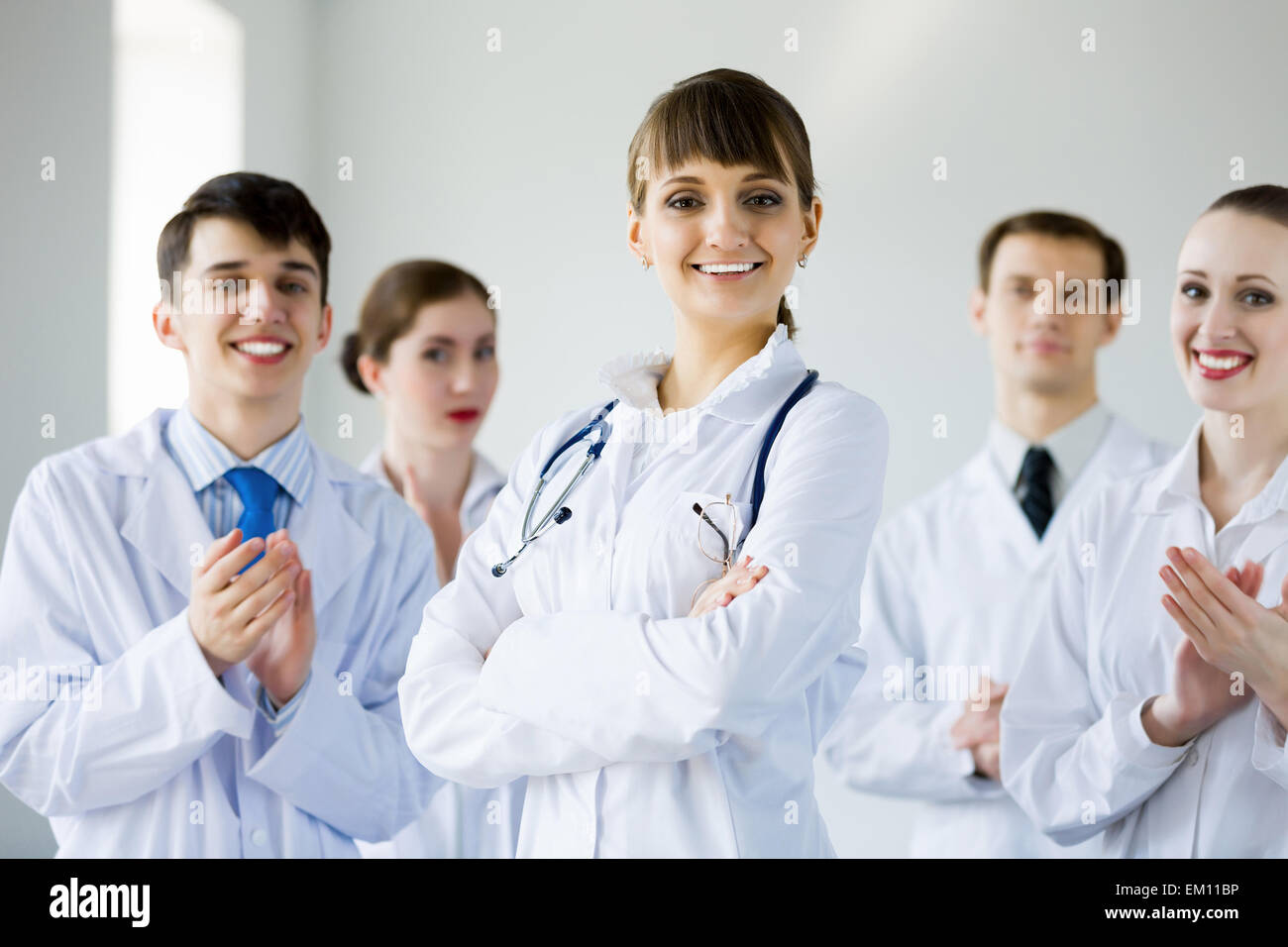 Successful female doctor Stock Photo - Alamy
