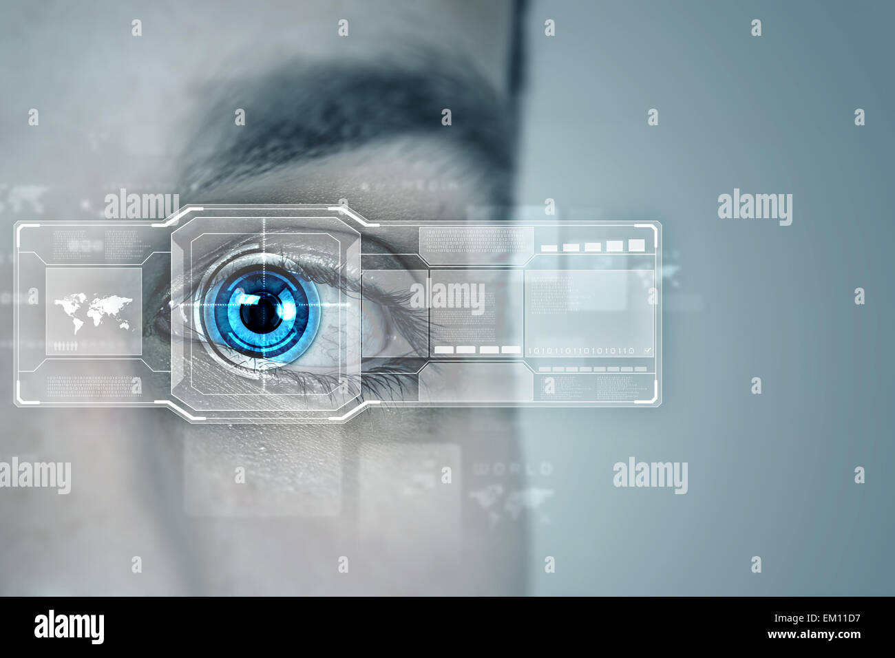 Identification of eye Stock Photo - Alamy