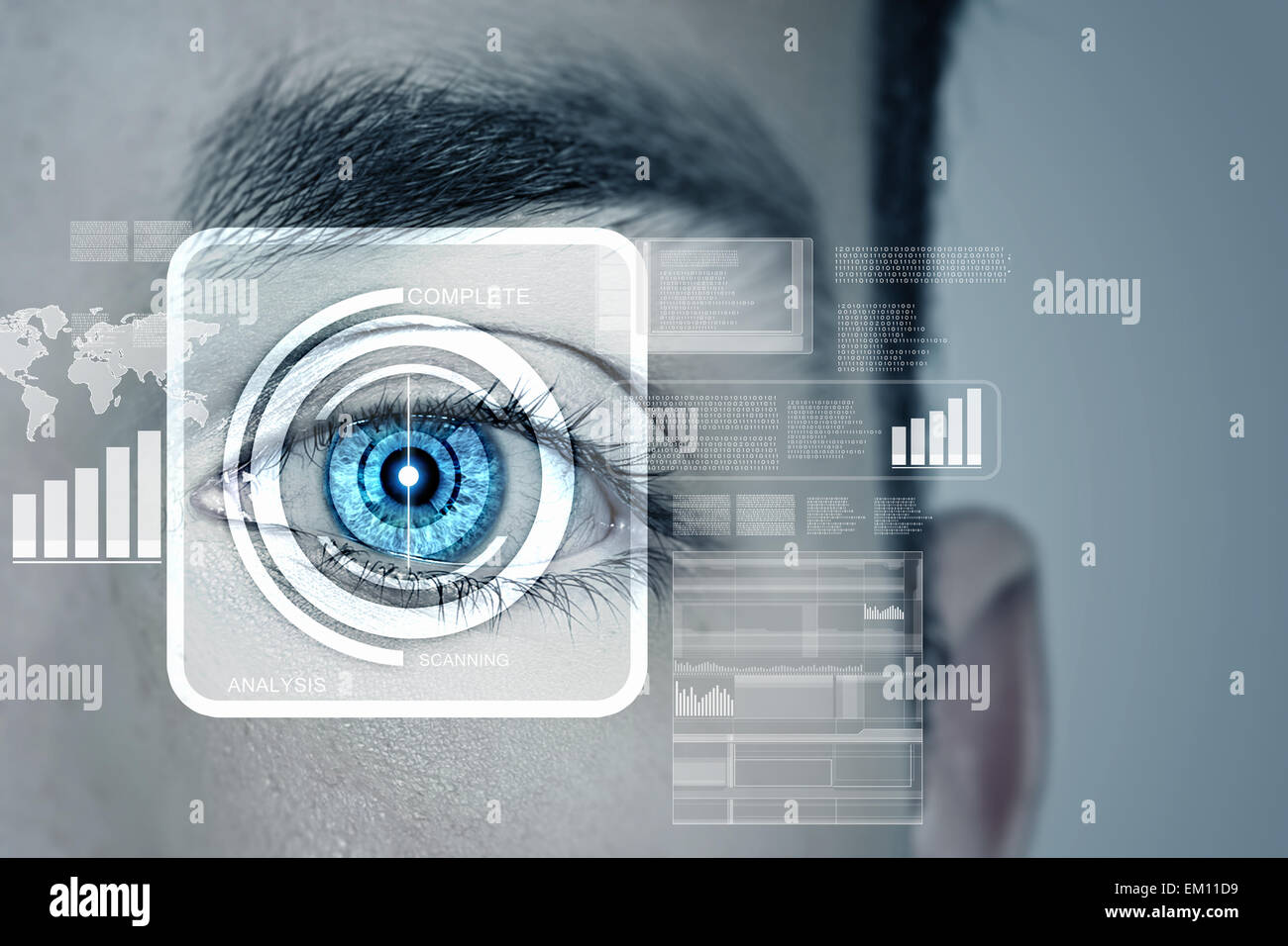 Identification of eye Stock Photo - Alamy