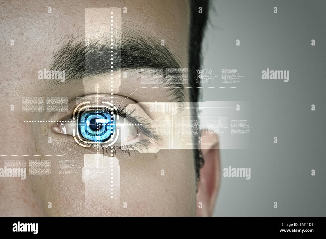 Identification of eye Stock Photo - Alamy