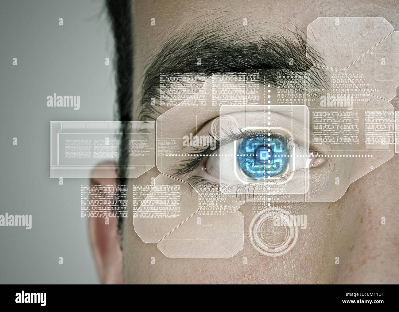 Identification of eye Stock Photo - Alamy
