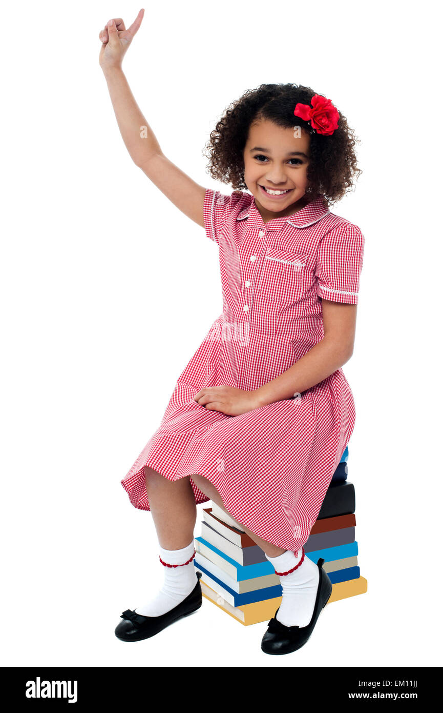 I know the answer to the question Stock Photo - Alamy