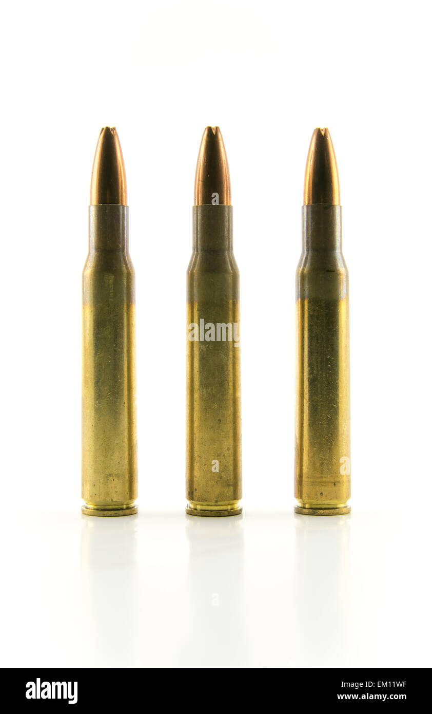 hollow-point ammunitions for rifle Stock Photo - Alamy