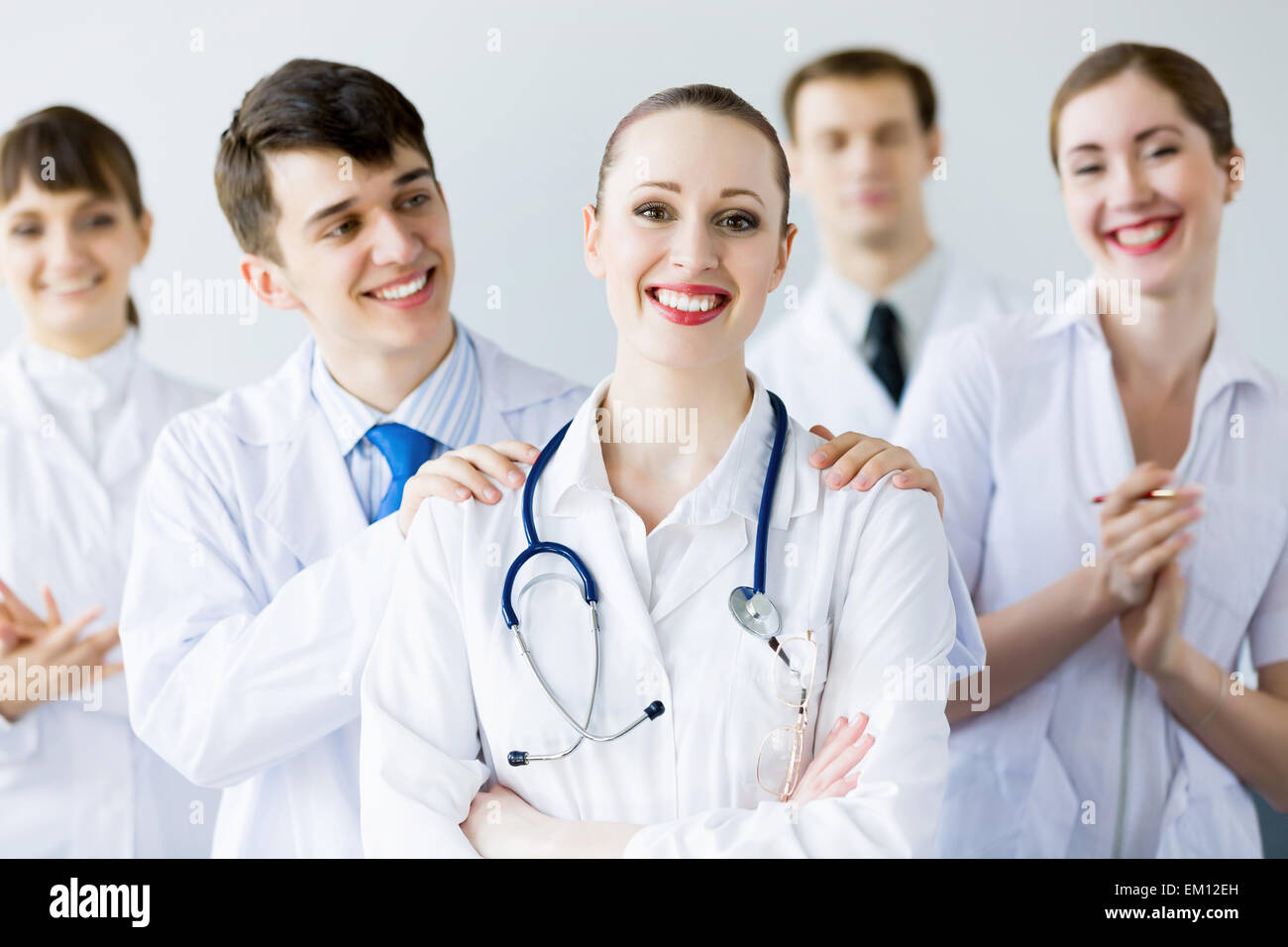 Successful female doctor Stock Photo - Alamy