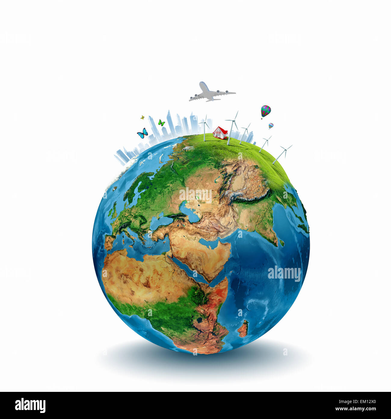 Around th world Stock Photo - Alamy