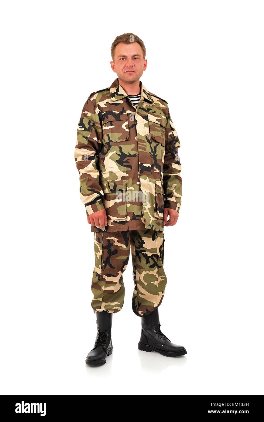man in camouflage Stock Photo - Alamy