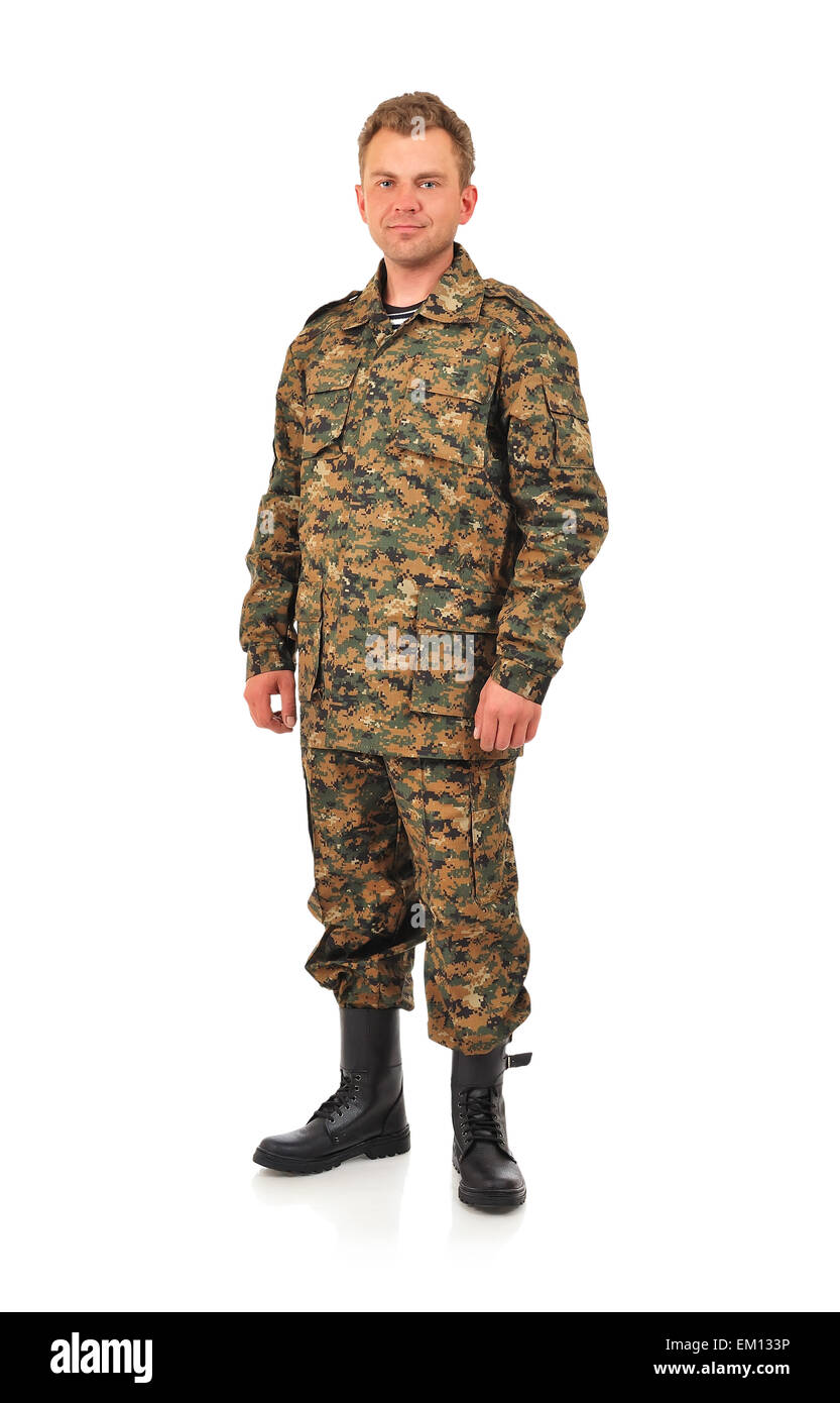 man in camouflage Stock Photo - Alamy