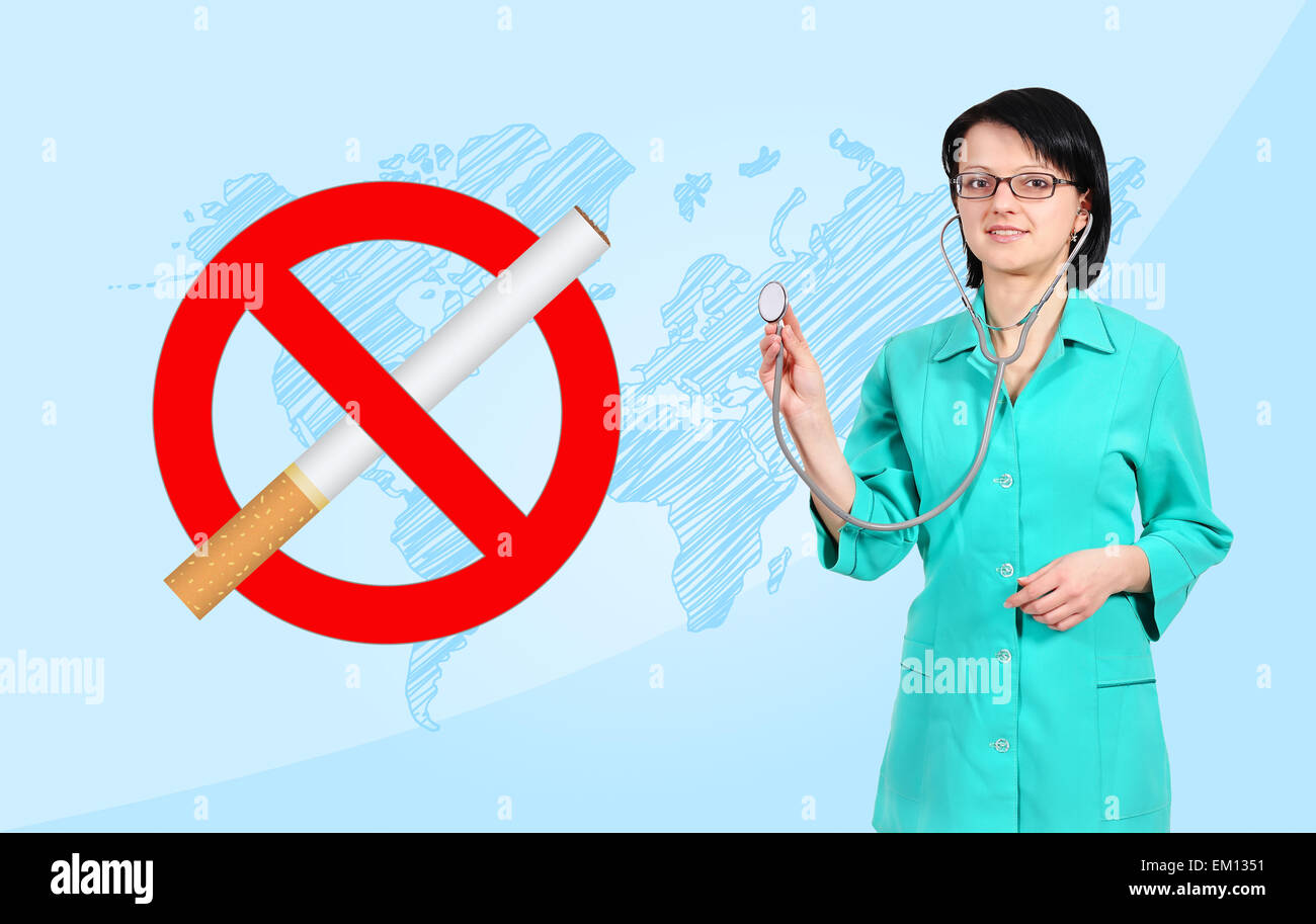Stop smoking nurse hi-res stock photography and images - Alamy
