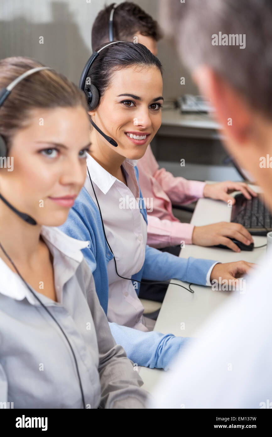 Call center agents hi-res stock photography and images - Alamy