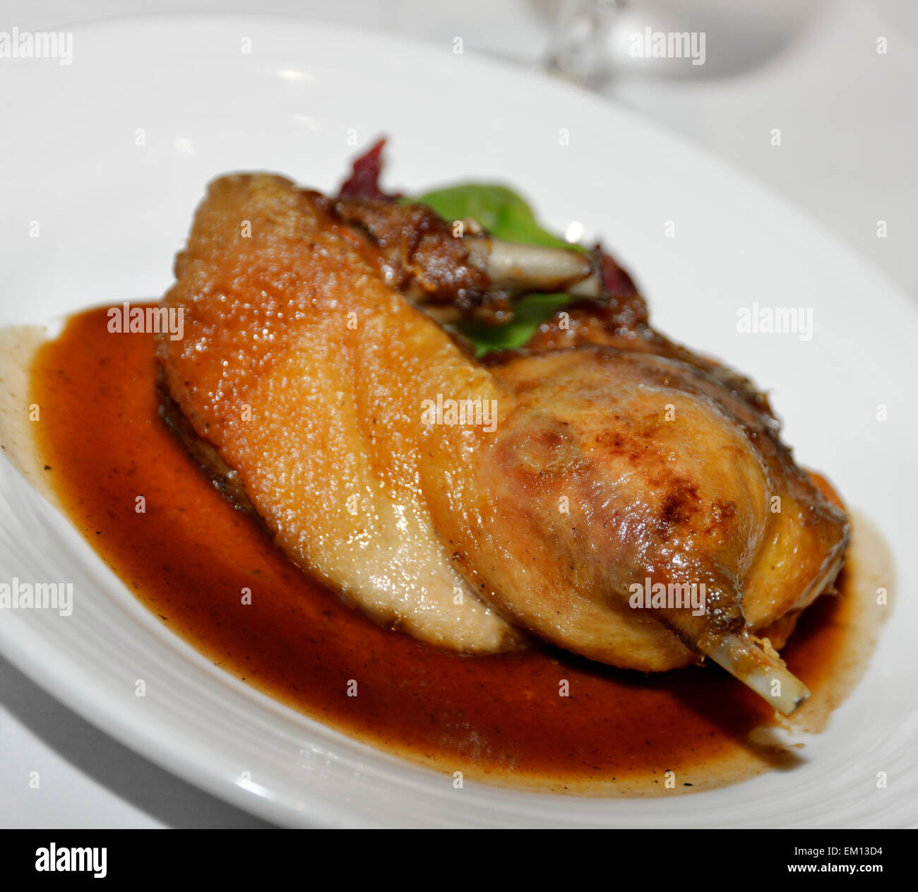Glazed Duck Plate Stock Photo - Alamy