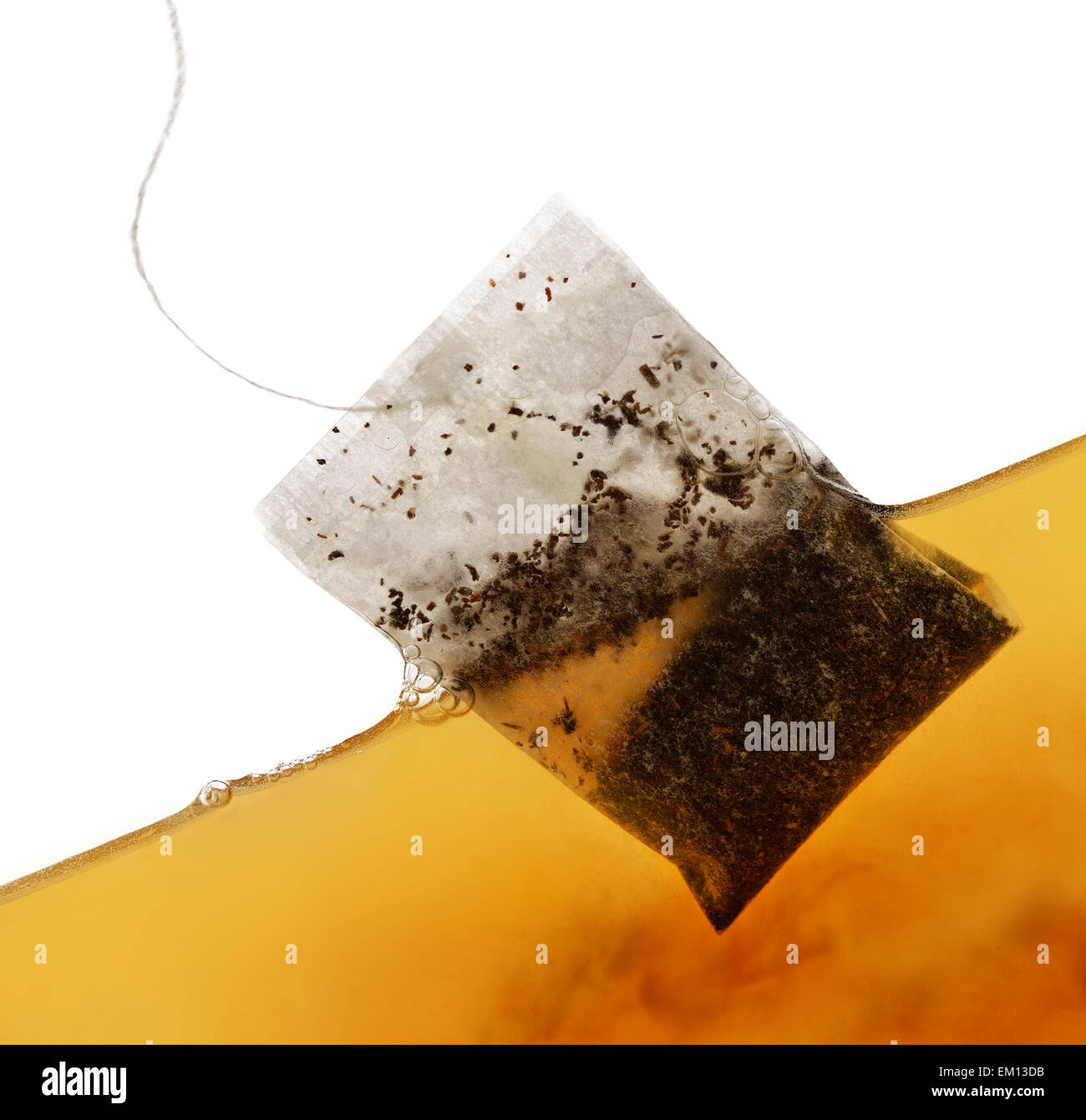Tea Bag In Water Stock Photo - Alamy