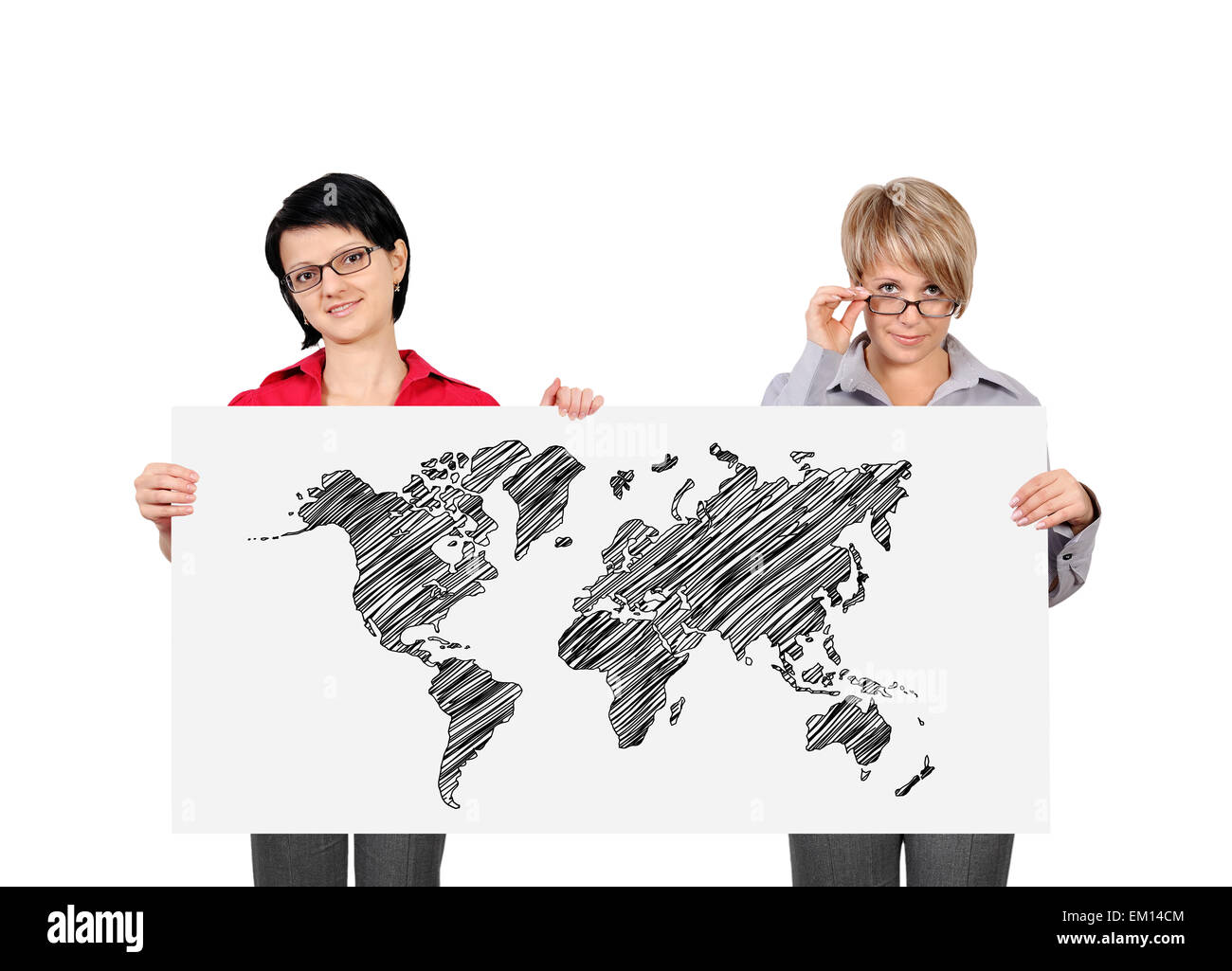 Beautiful world map hi-res stock photography and images - Alamy