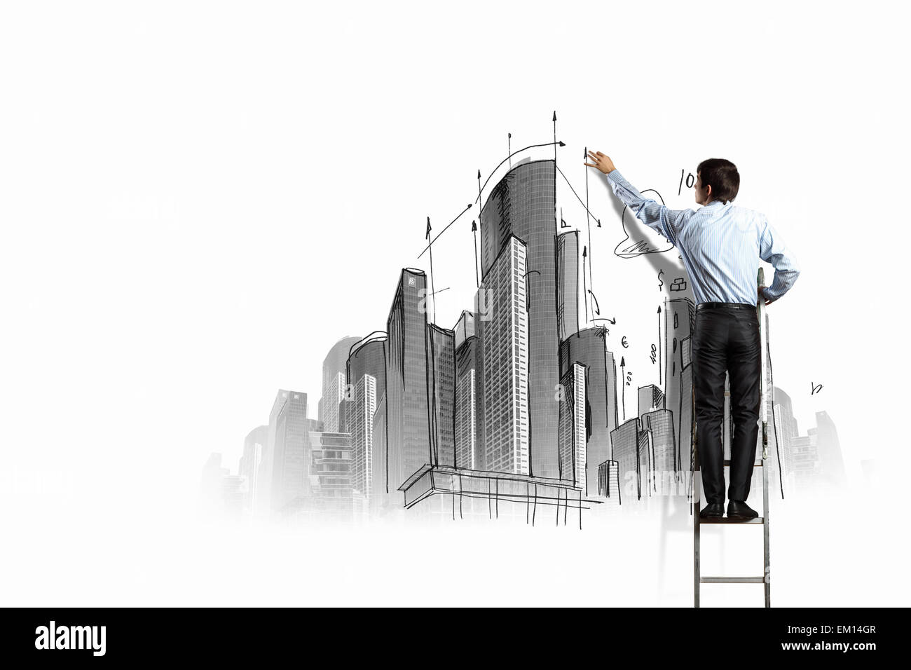 Lecture drawing Cut Out Stock Images & Pictures - Alamy