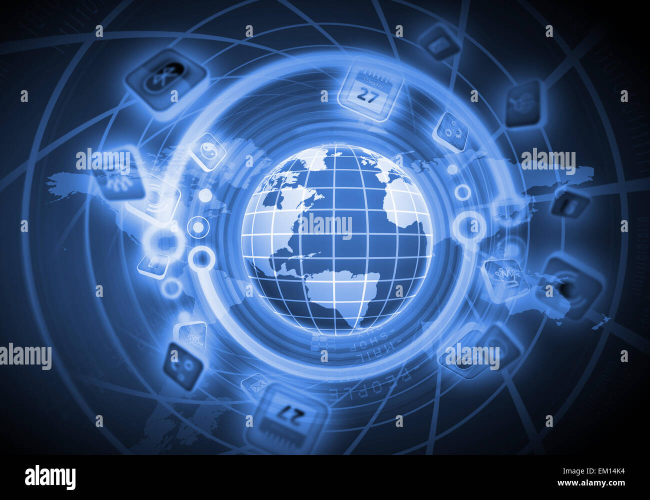 Digital globe image Stock Photo - Alamy