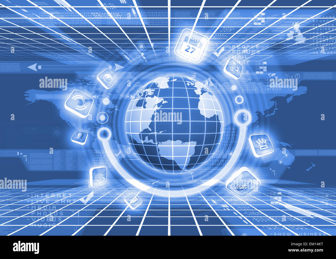 Digital globe image Stock Photo - Alamy