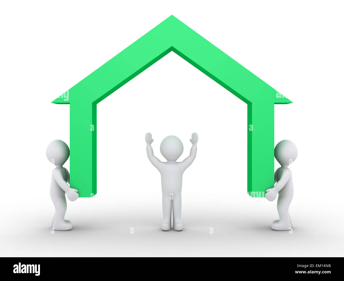 Constructing a new house Stock Photo - Alamy