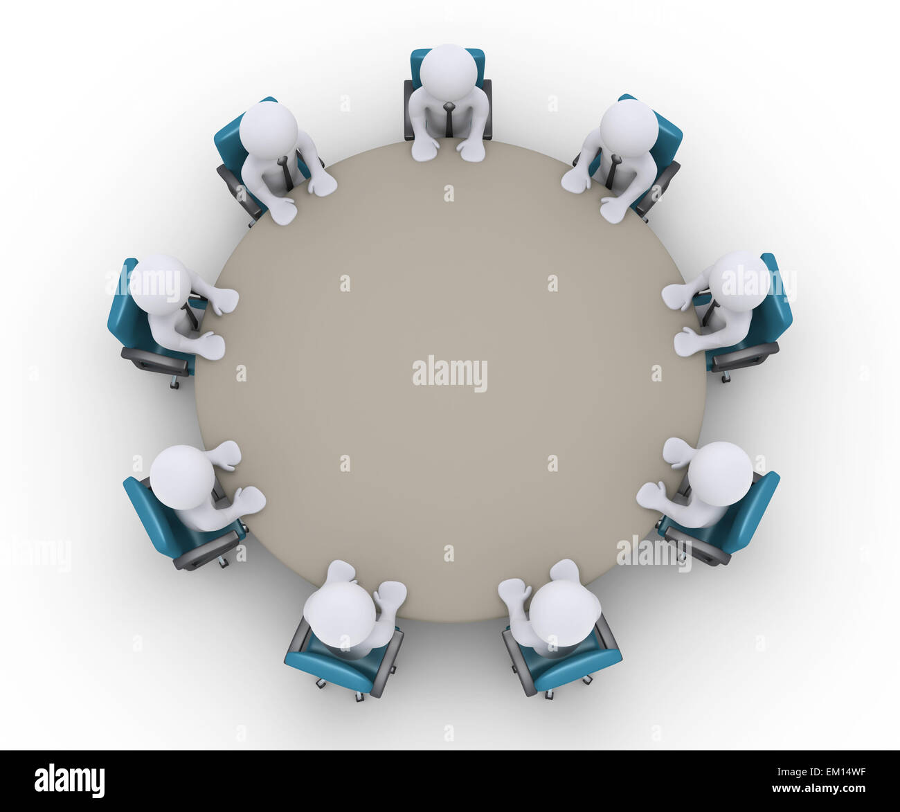 People around table meeting circle hi-res stock photography and images ...