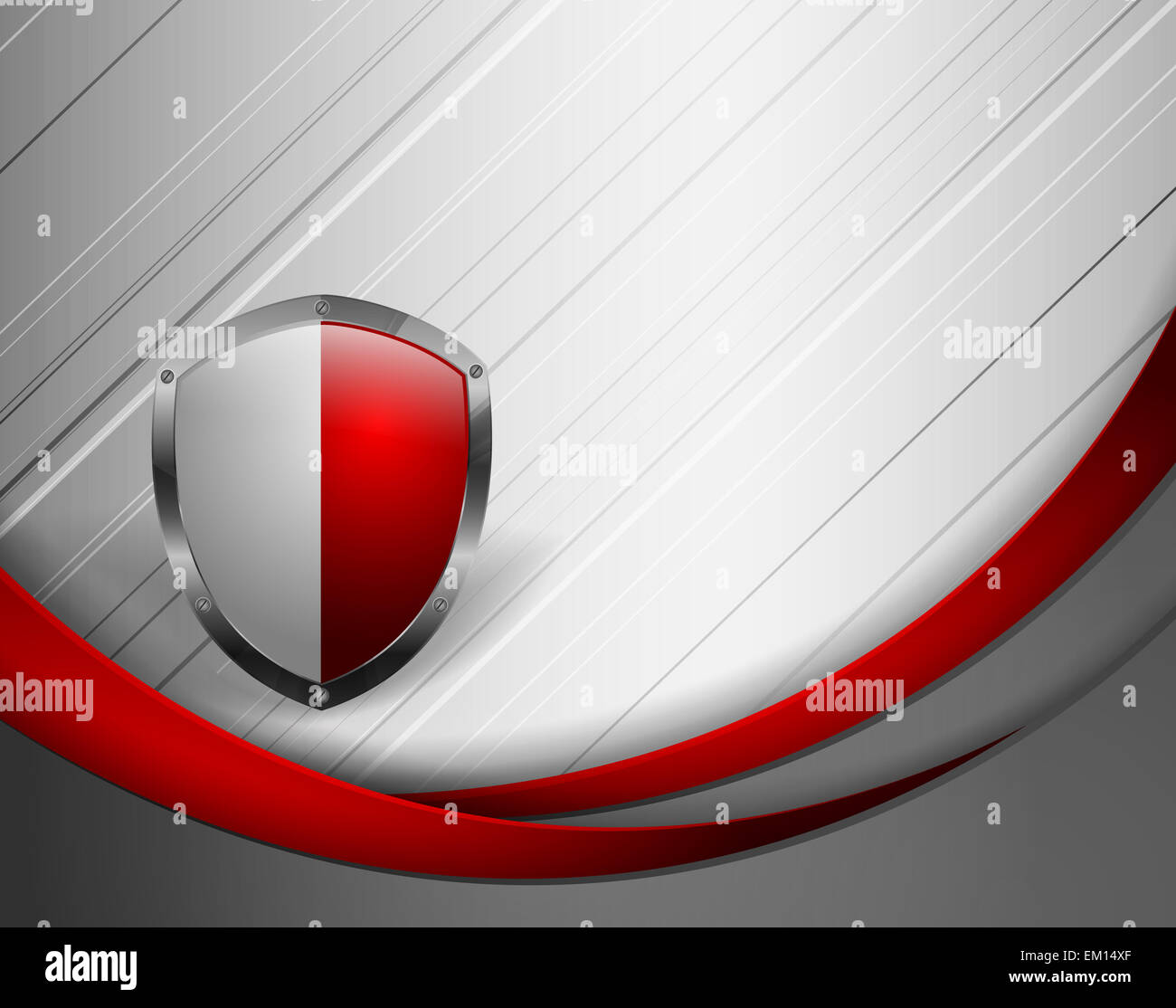 abstract template with shield Stock Photo - Alamy