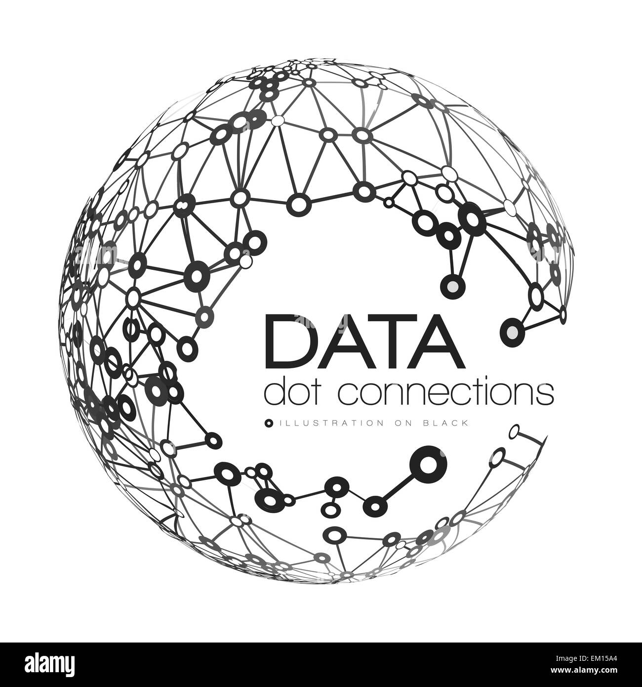 Abstract network connection background Stock Photo - Alamy