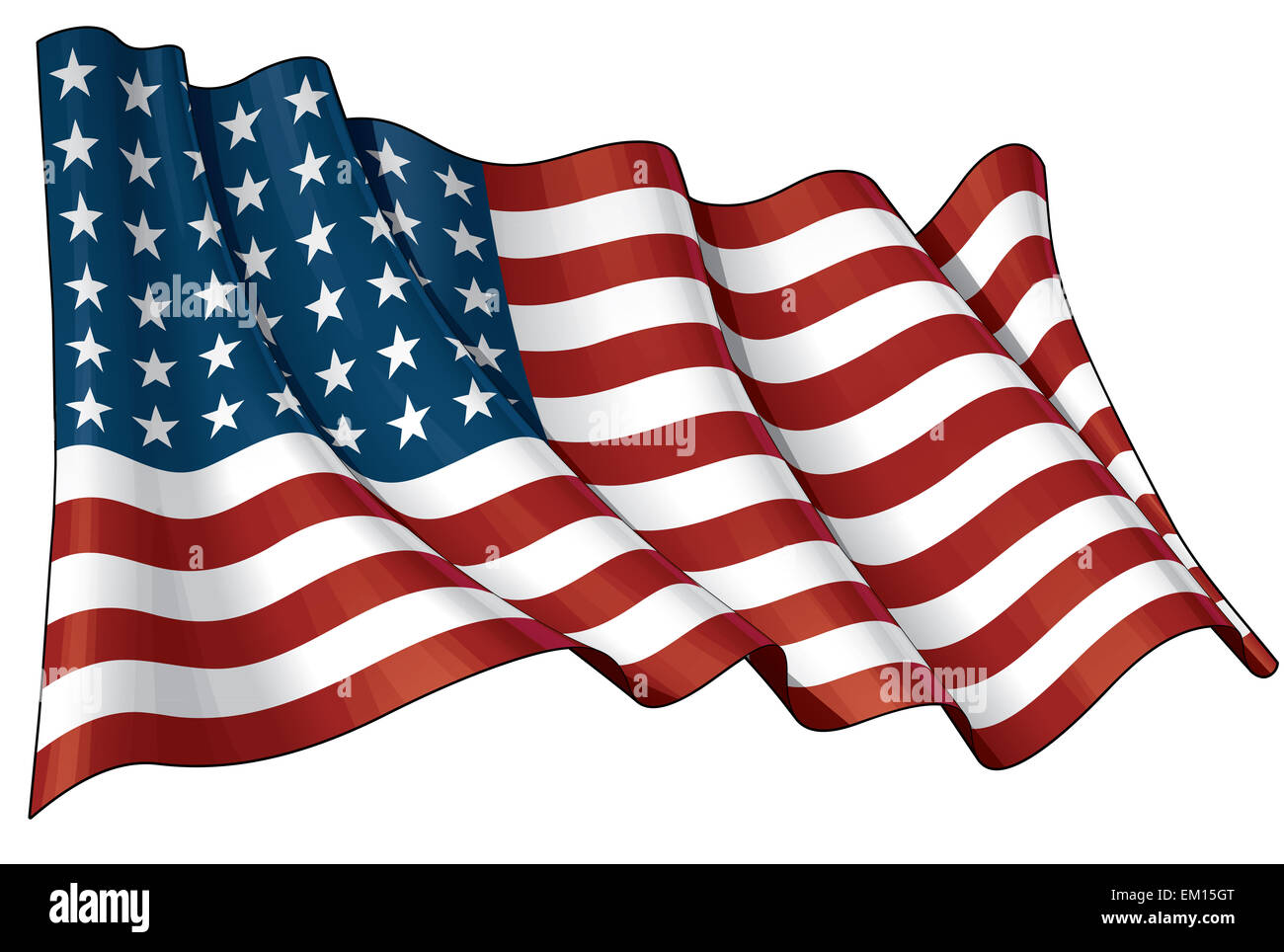 US Flag WWI-WWII (48 stars Stock Photo - Alamy