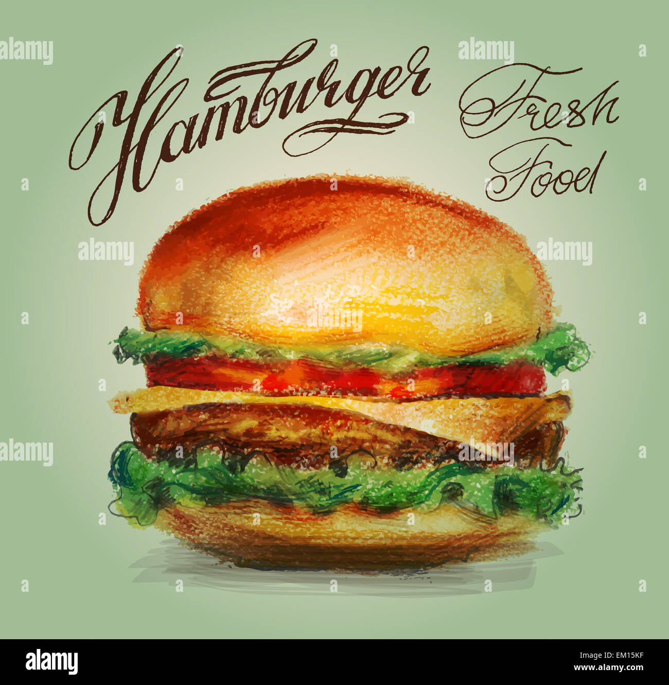 hamburger, burger vector logo design template. restaurant or fast food ...