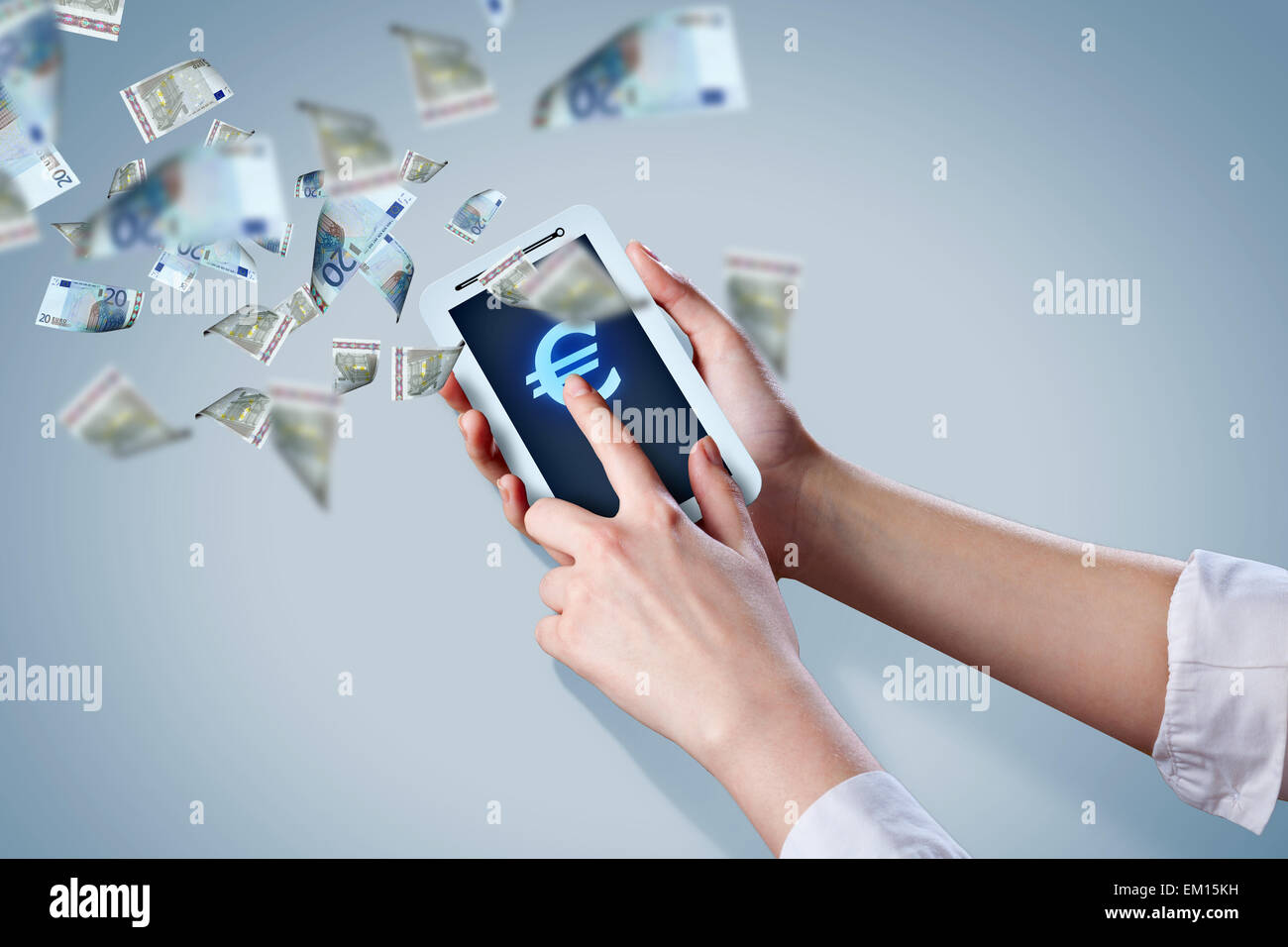 Smartphone in hand Stock Photo - Alamy