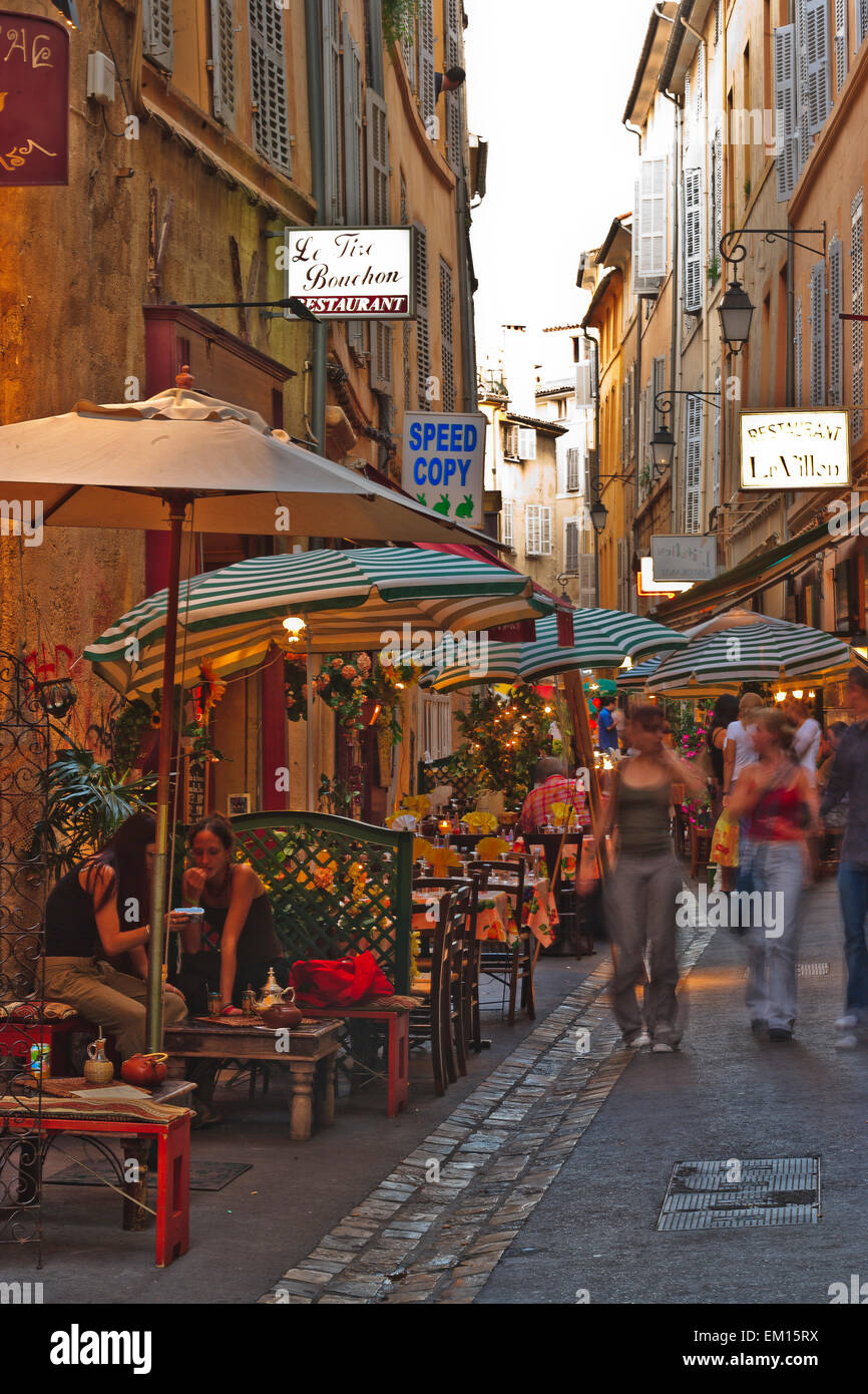 France, "Aix en Provence", street Stock Photo - Alamy