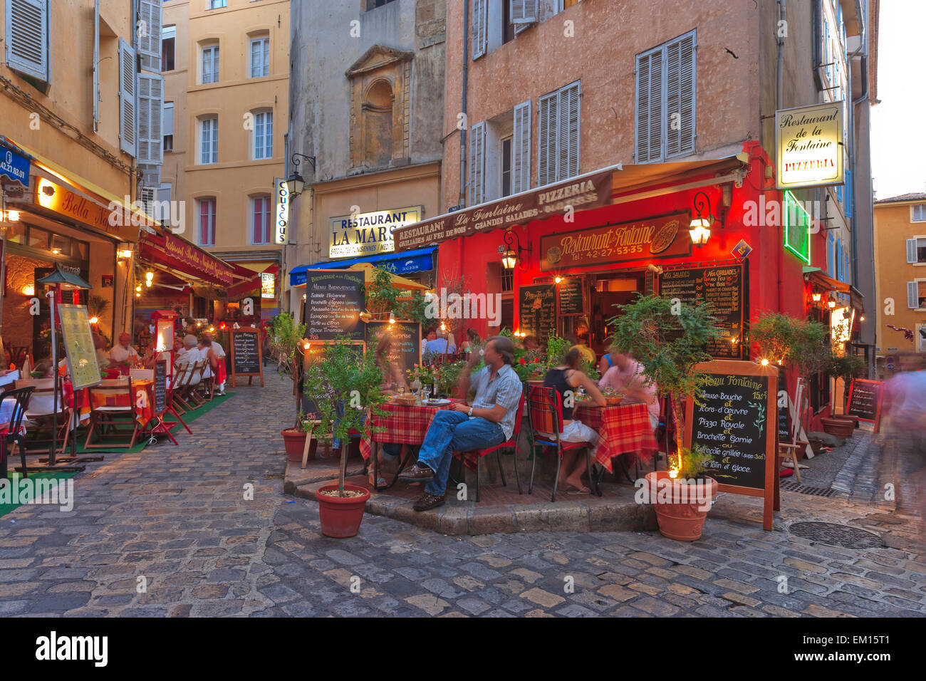 France, "Aix en Provence", street Stock Photo - Alamy