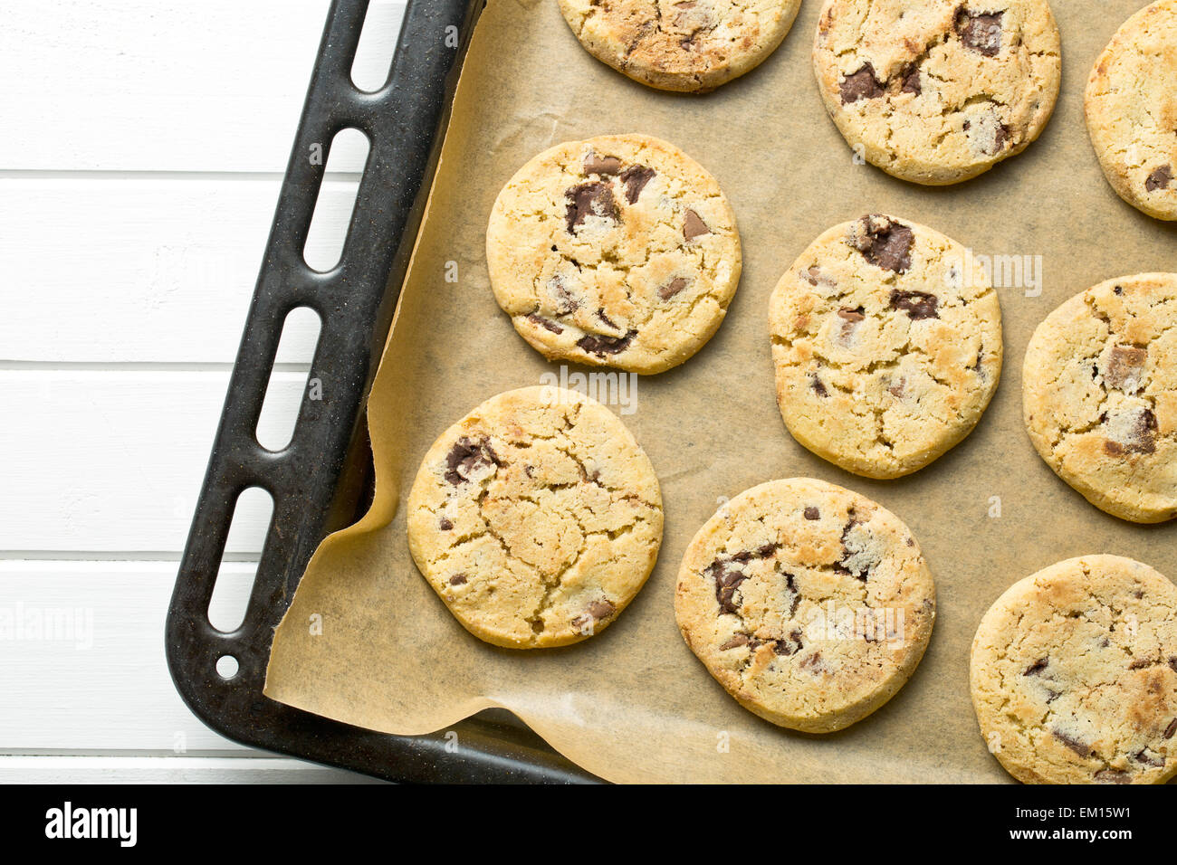 top view of chocolate cookies Stock Photo - Alamy