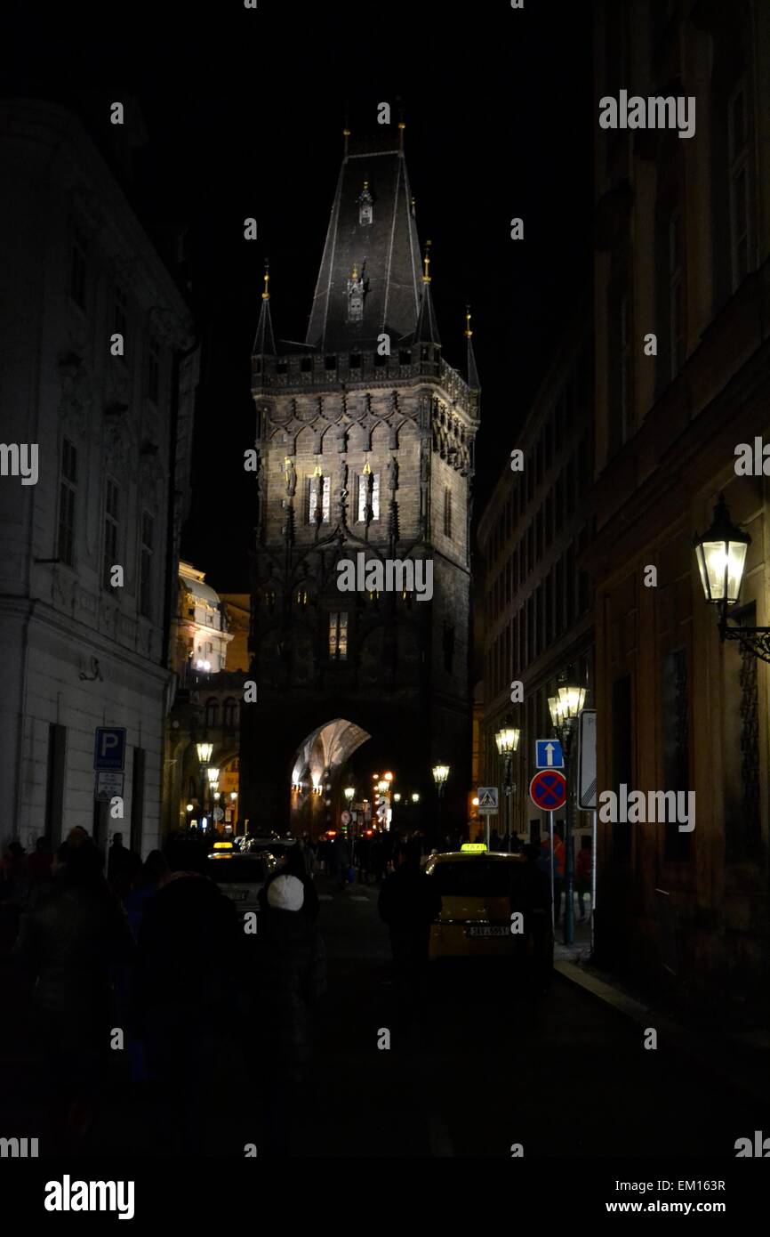 11th century tower located in the heart of Prague Stock Photo - Alamy