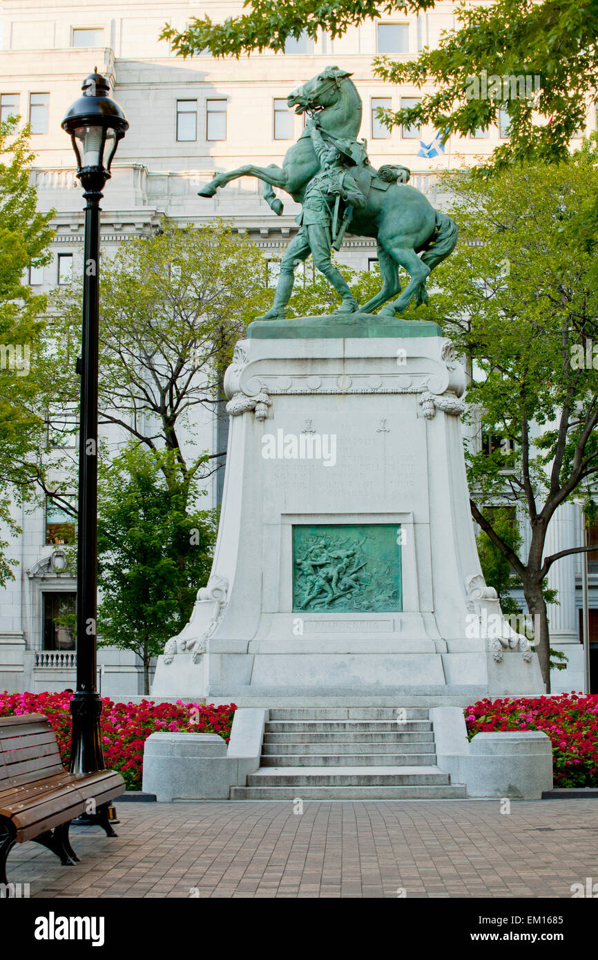 Boer War Memorial In Dorchester Square; Montreal Quebec Canada Stock ...