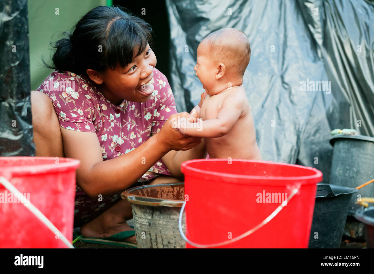 Mother,Indonesia,Baby Girl,Aceh Province Stock Photo - Alamy