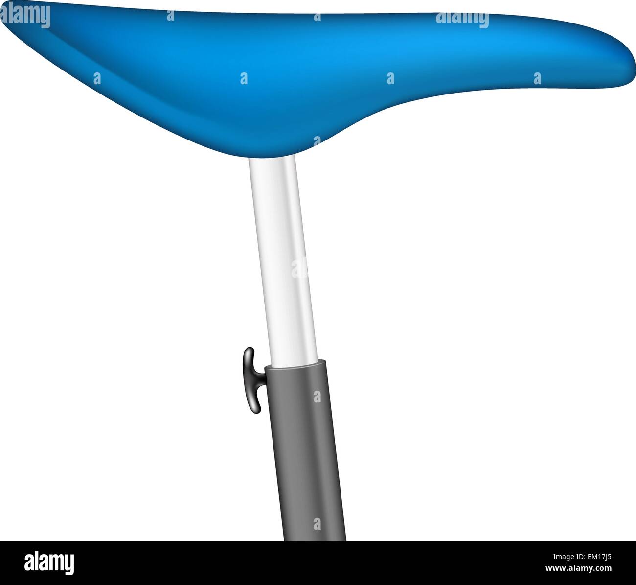 Bicycle seat in blue design Stock Vector Image & Art - Alamy