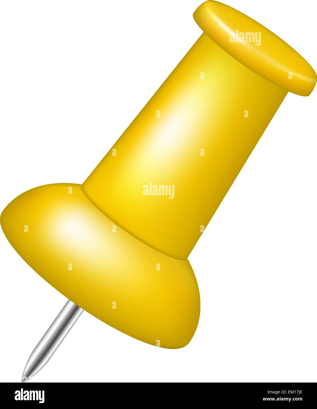 Push pin in orange design Stock Vector Image & Art - Alamy