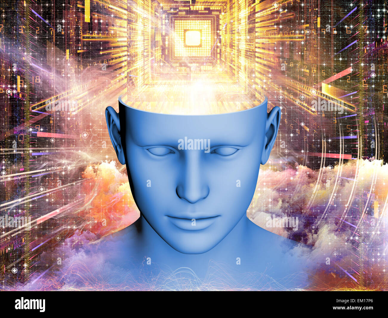 Unfolding of the Mind Stock Photo - Alamy