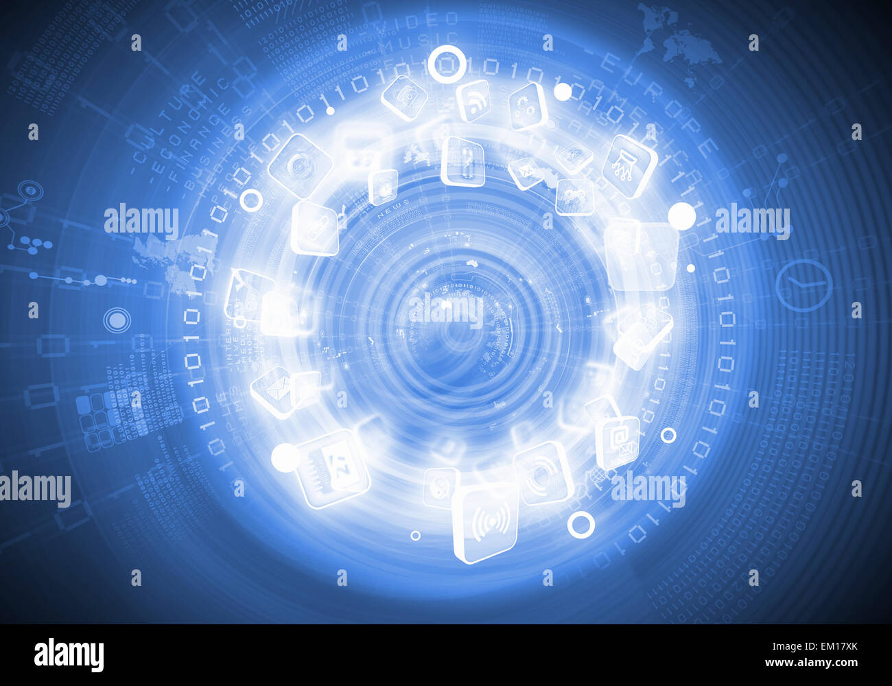 Digital globe image Stock Photo - Alamy