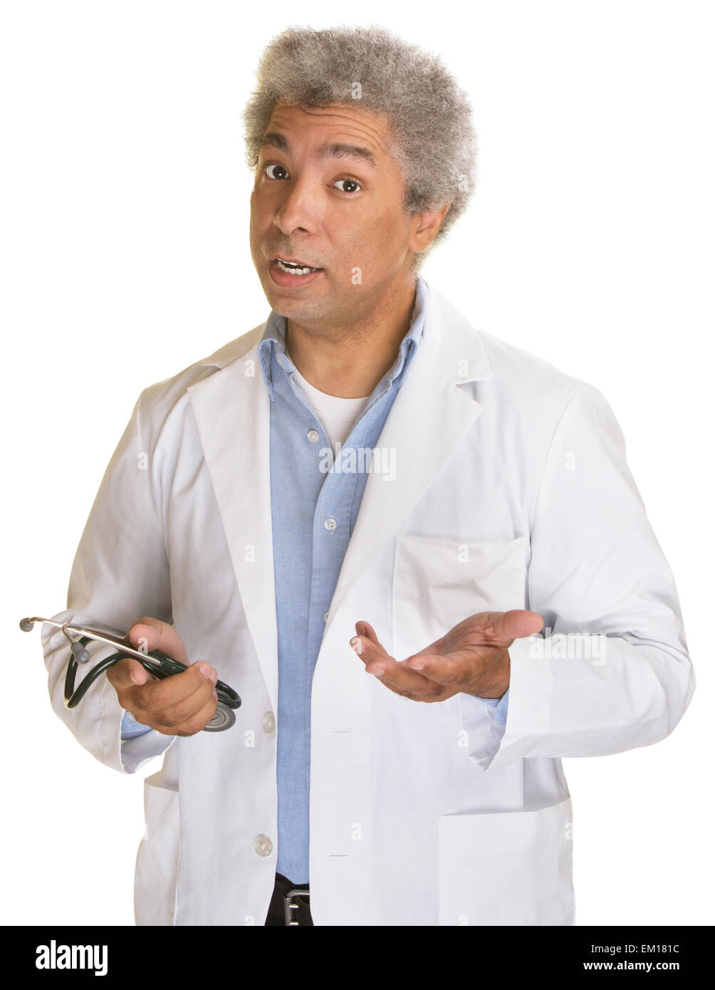 Concerned person talking to doctor hi-res stock photography and images ...