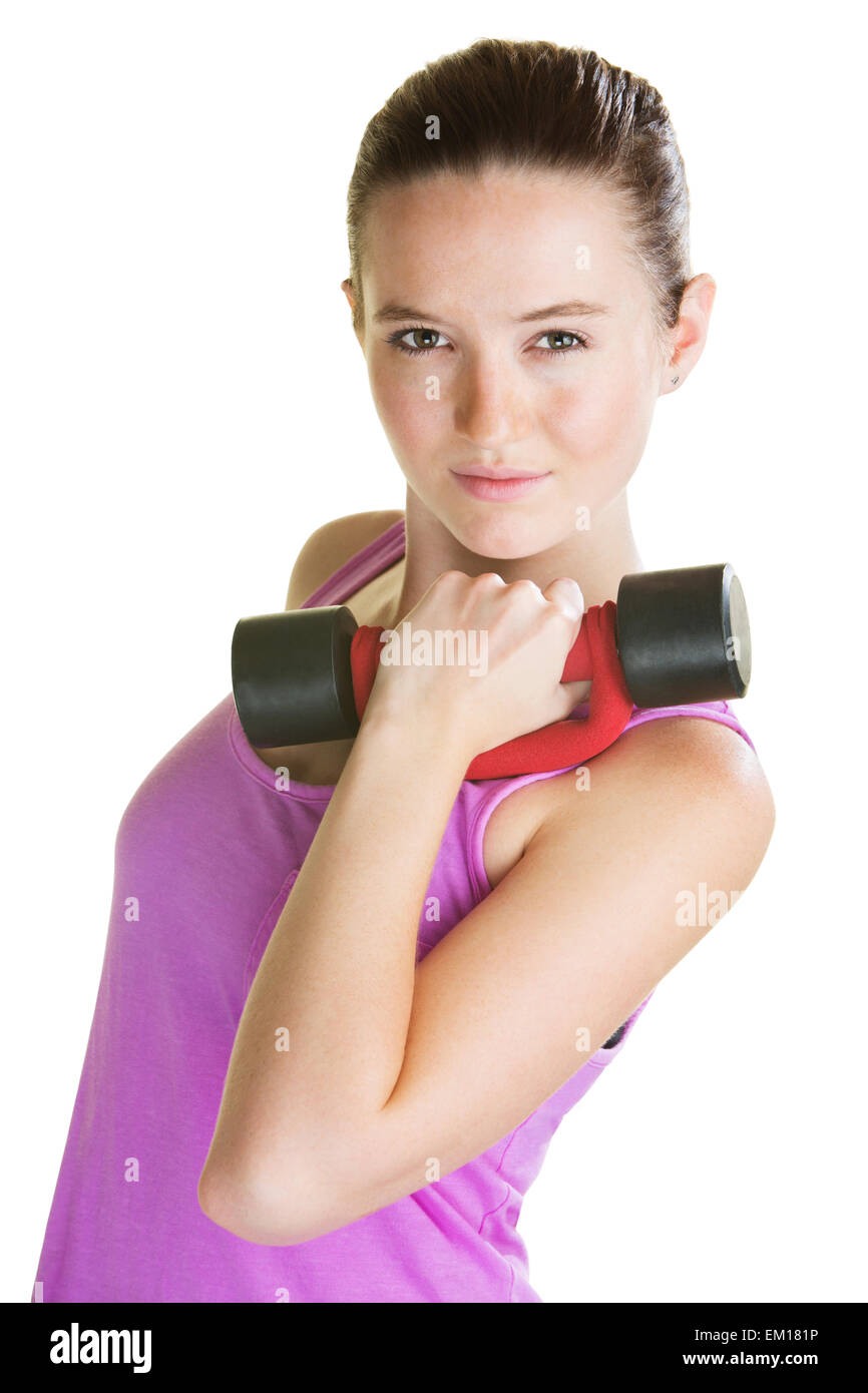 Determined Fit Woman Stock Photo - Alamy
