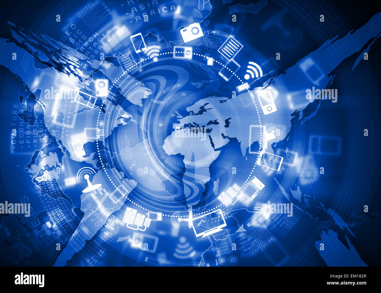 Digital globe image Stock Photo - Alamy