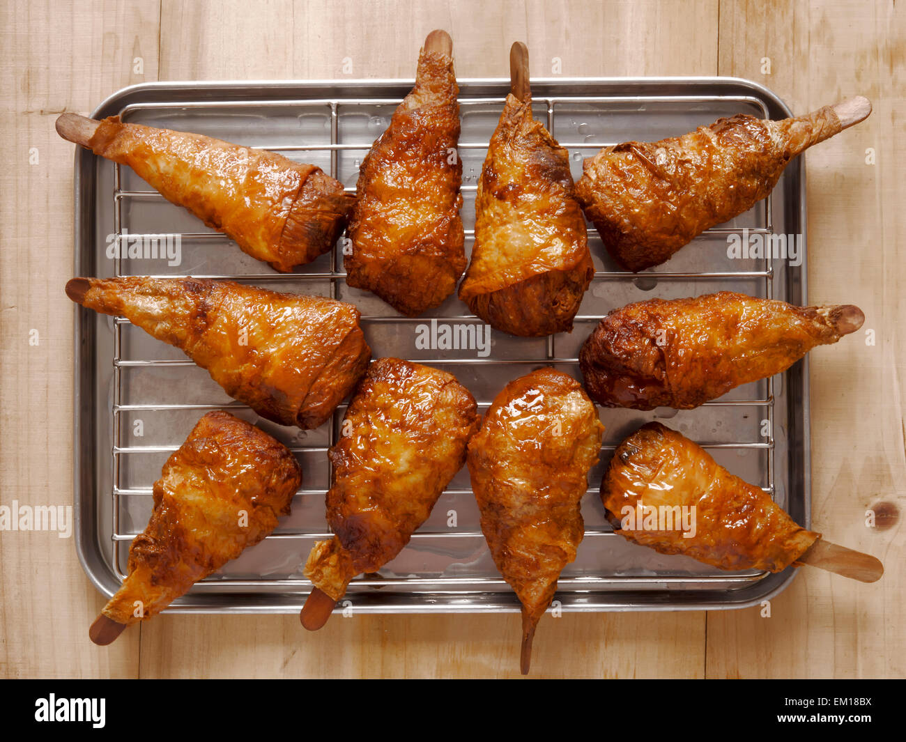 vegetarian mock chicken drumsticks Stock Photo - Alamy