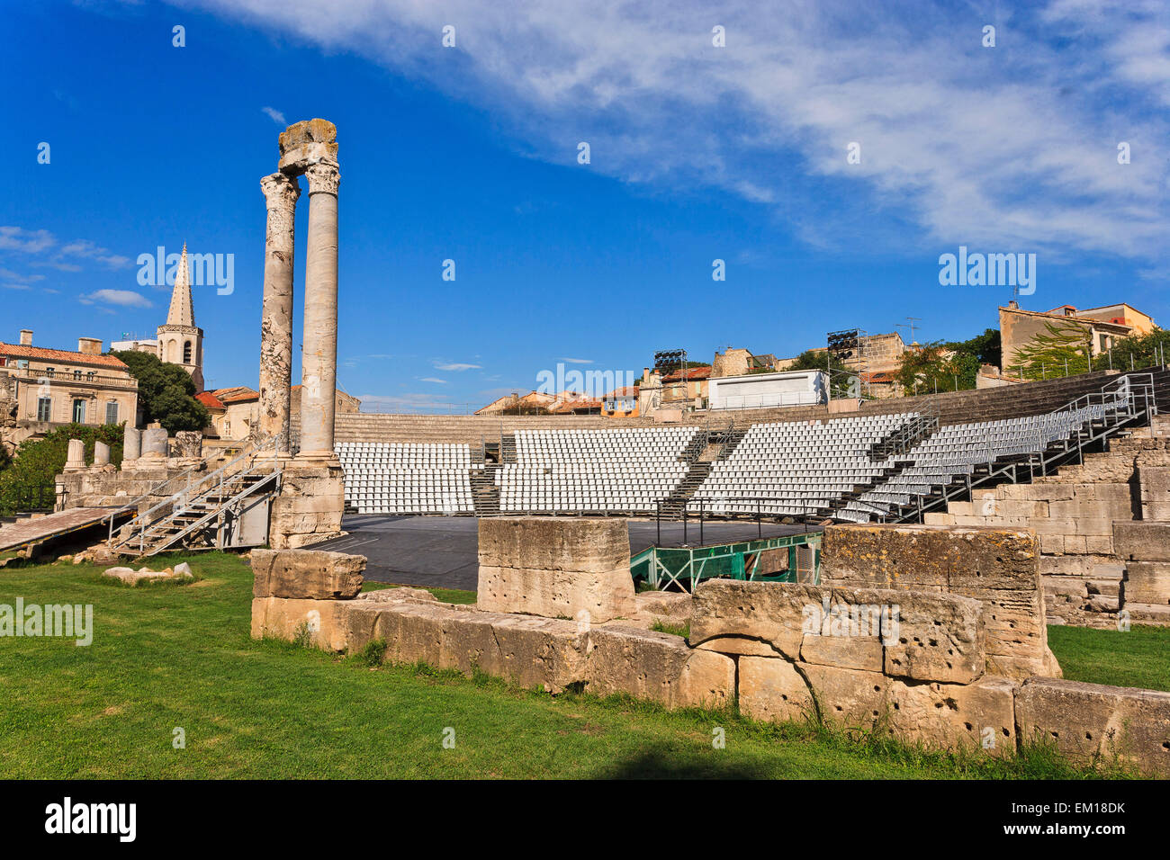 France, Arles, Ancient Roman Theatre Stock Photo - Alamy