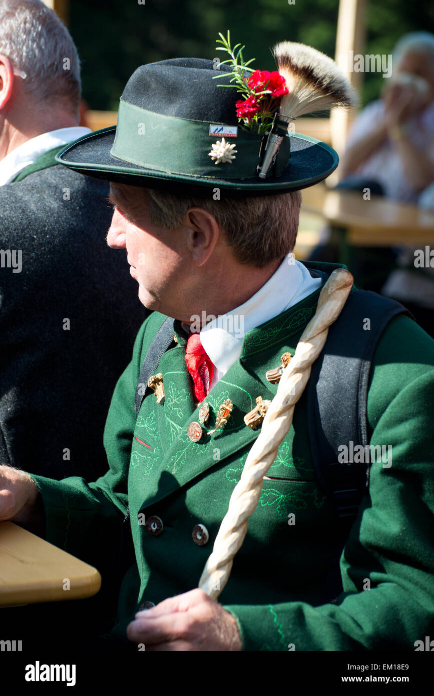 Seitlpfeifer beim Pfeifertag auf der Grundlseer Weissenbachalm ...