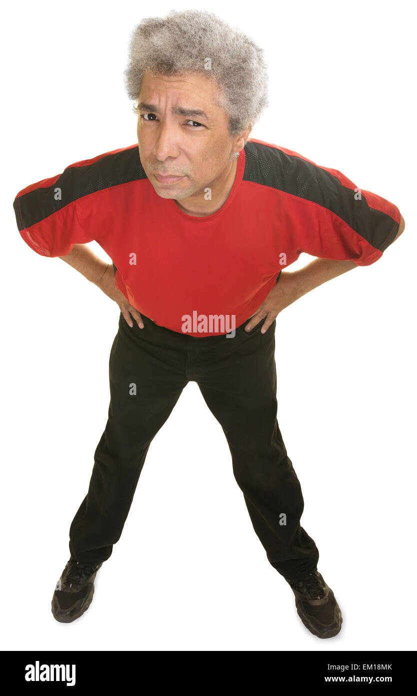 Person man leaning observing hi-res stock photography and images - Alamy