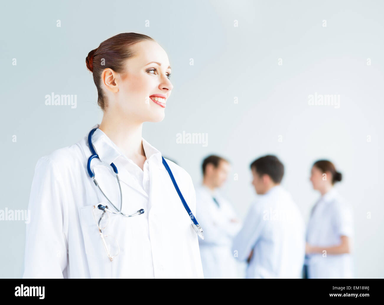 portrait of successful young doctor Stock Photo - Alamy
