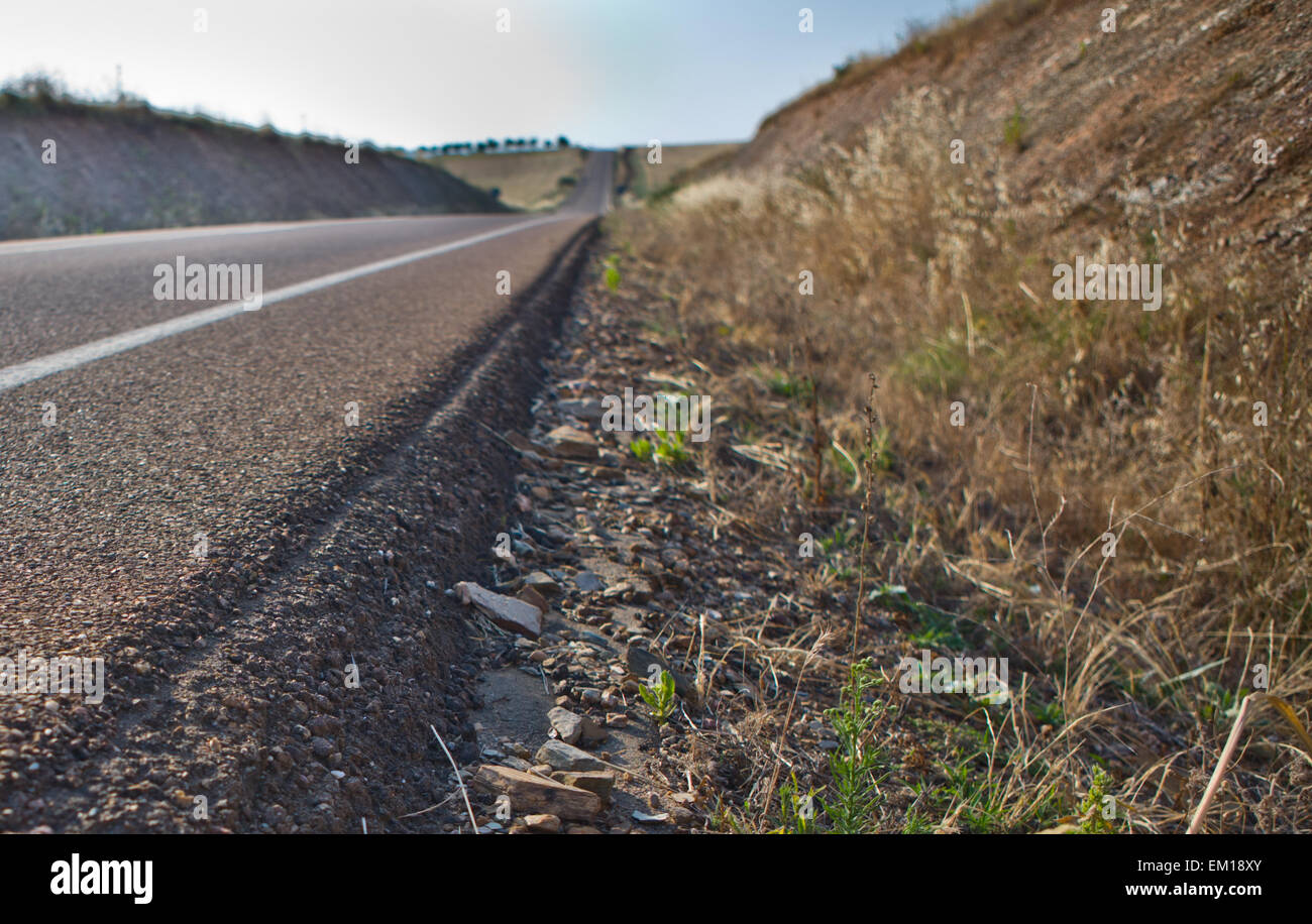 Ditch highway hi-res stock photography and images - Alamy