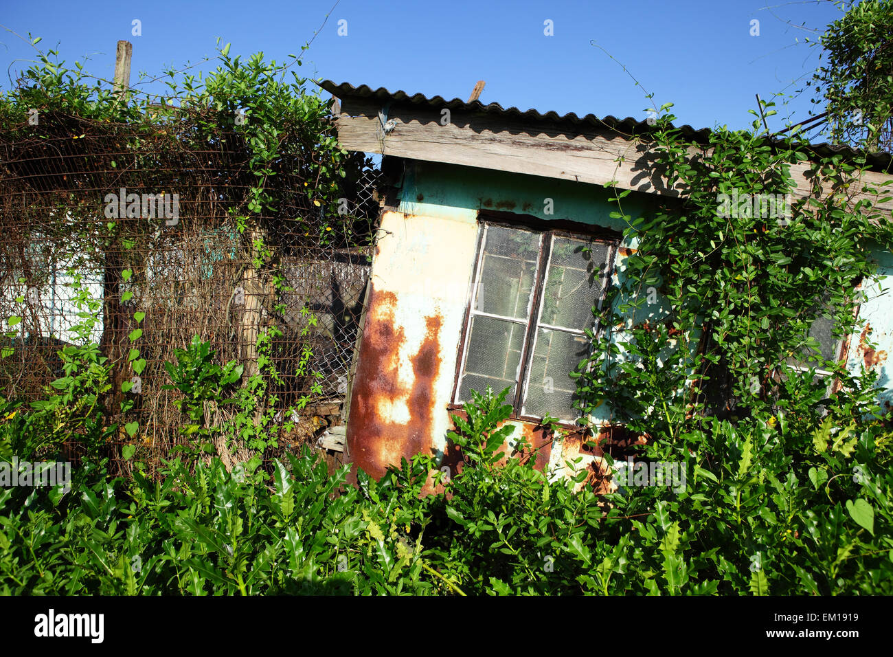 Wooden house in countryside Stock Photo - Alamy