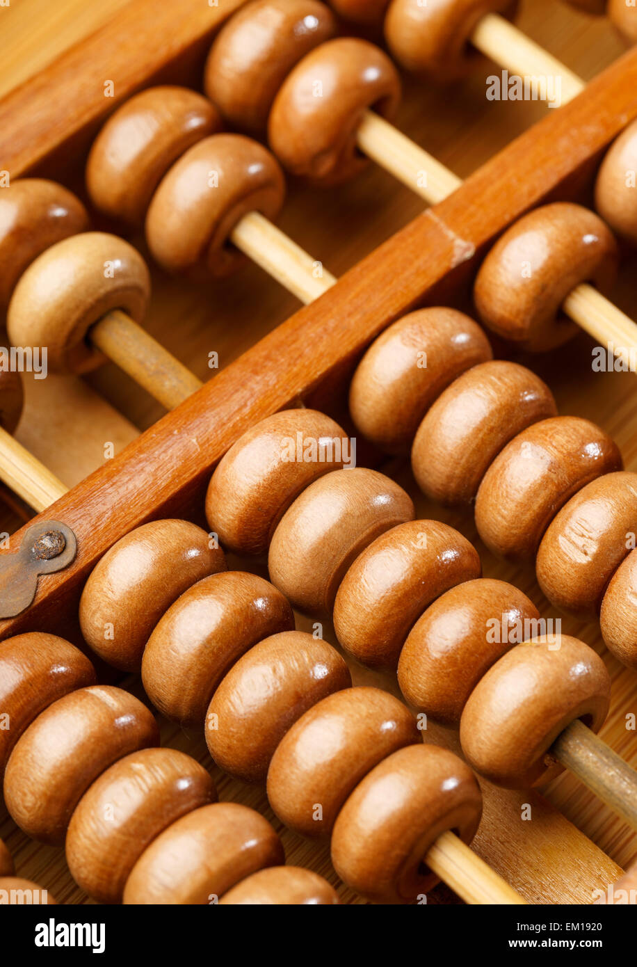 Chinese traditional calculator, abacus Stock Photo - Alamy