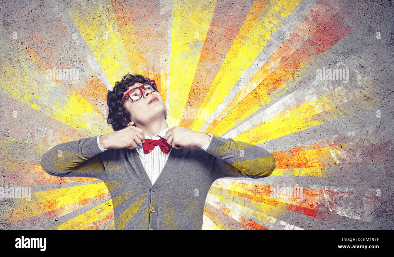 Young joyful man Stock Photo - Alamy